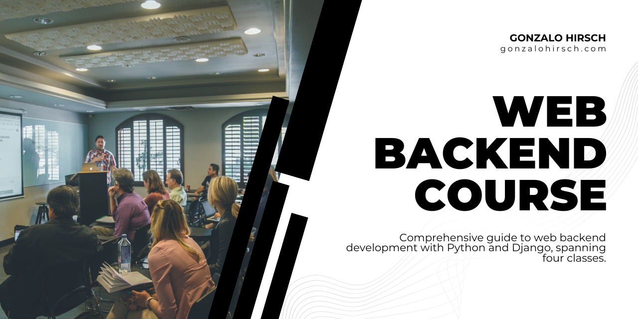Curso Web Backend - Página principal del curso | Curso Web Backend